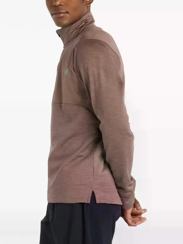 NEW BALANCE Half-zip Long-sleeve Sweatshirt
