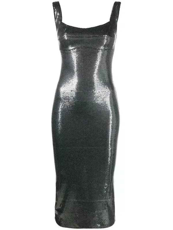 ATU BODY COUTURE Sequin Bodycon Midi Dress
