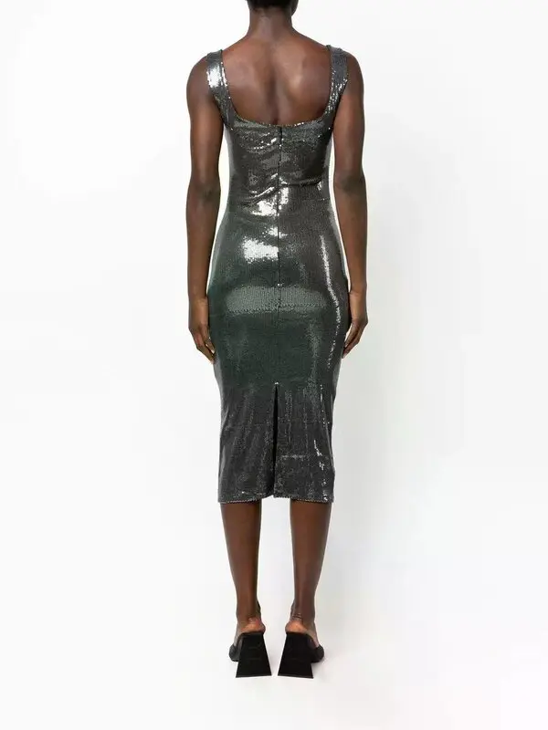 ATU BODY COUTURE Sequin Bodycon Midi Dress