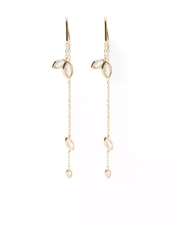 MARIA BLACK Swift 04 Leaf-detail Earrings - Gold