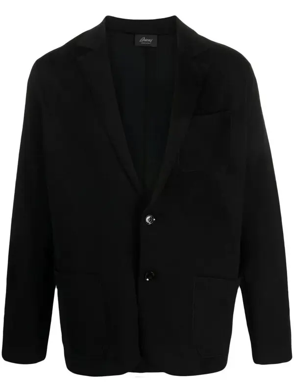Brioni Single-breasted Jersey Blazer