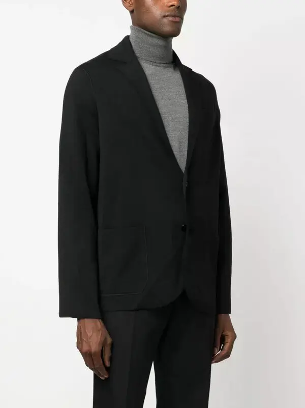 Brioni Single-breasted Jersey Blazer