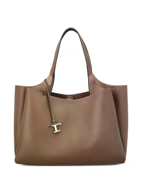 TOD'S Leather Tote Bag - Brown
