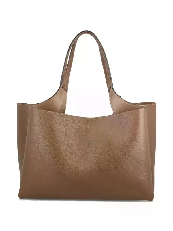 TOD'S Leather Tote Bag - Brown