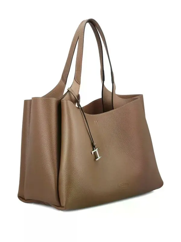 TOD'S Leather Tote Bag - Brown