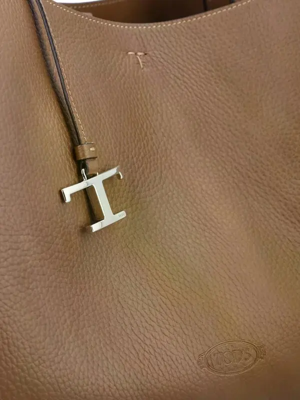 TOD'S Leather Tote Bag - Brown