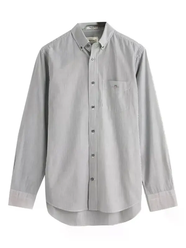 Gant Poplin Banker Shirt - Grey