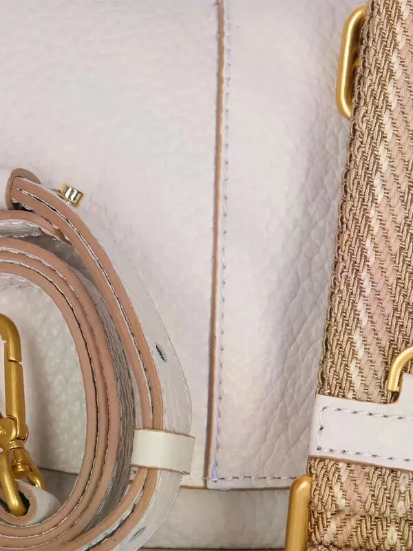 GIANNI CHIARINI Top-handle Flap Shoulder Bag - Neutrals