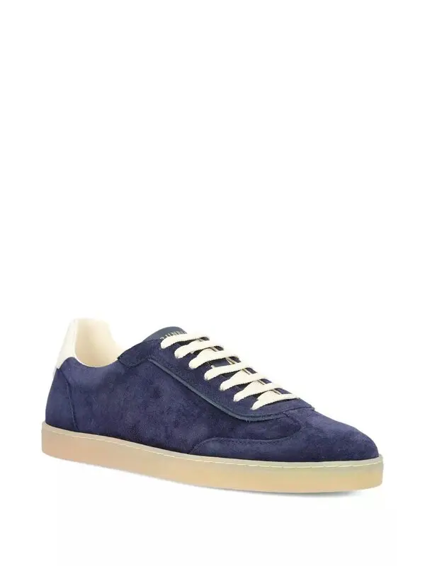 Brunello Cucinelli Suede Low-top Sneakers - Blue