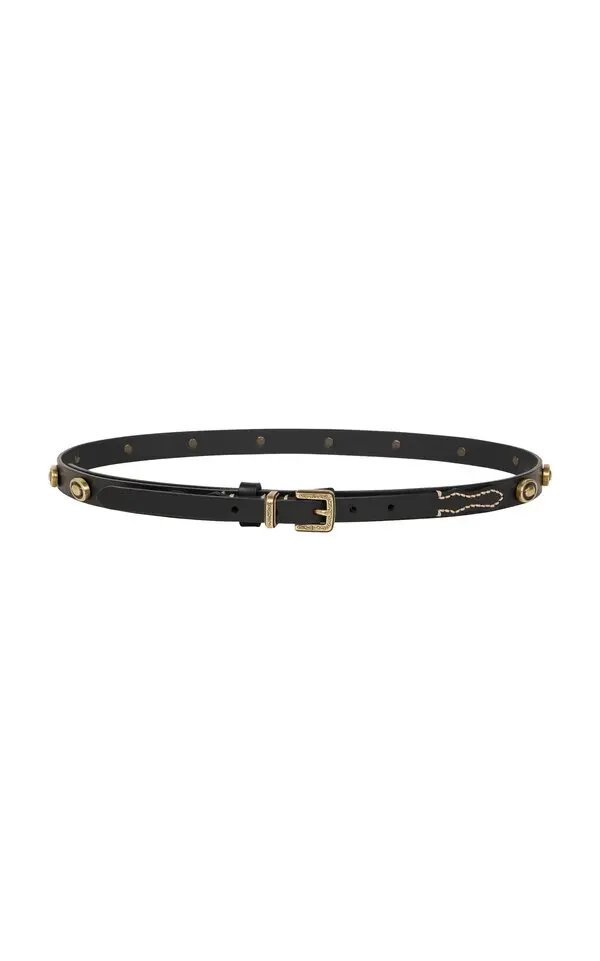Etro Studded Leather Belt