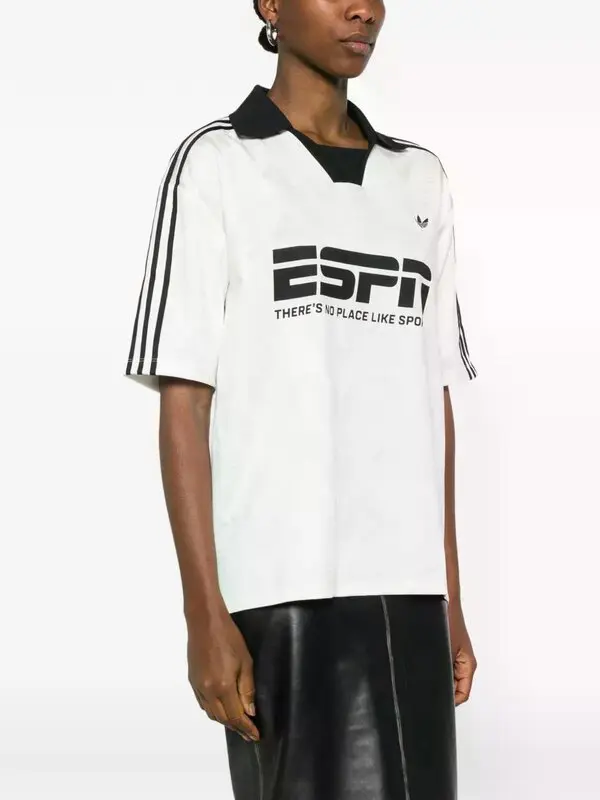 Adidas Collared T-shirt - White
