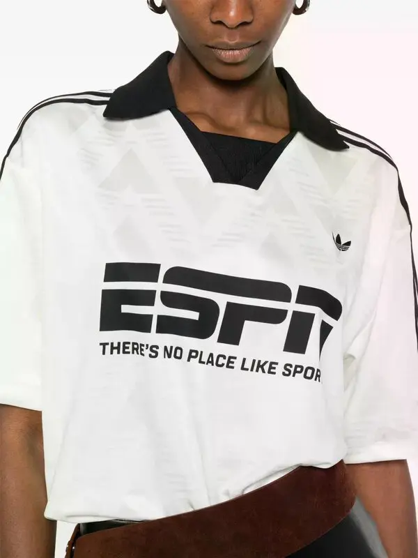 Adidas Collared T-shirt - White