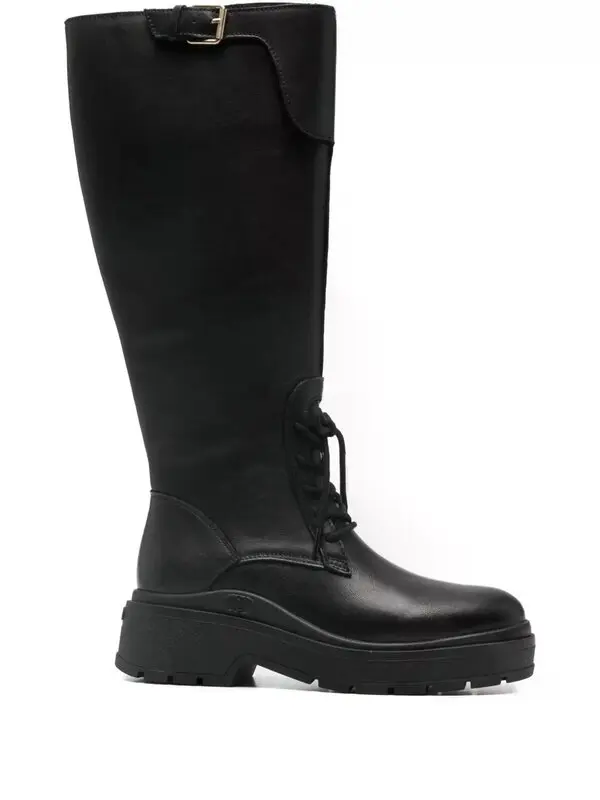 Liu Jo Buckle Lace-up Boots