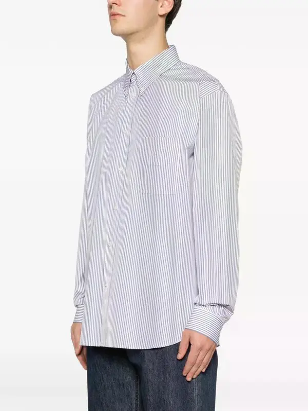 Fendi Striped Long-sleeved Shirt