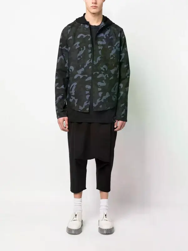 Alchemy Fashions Camouflage-print Hooded Shirt