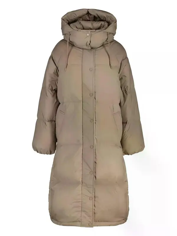 Gant Hooded Down Coat - Neutrals