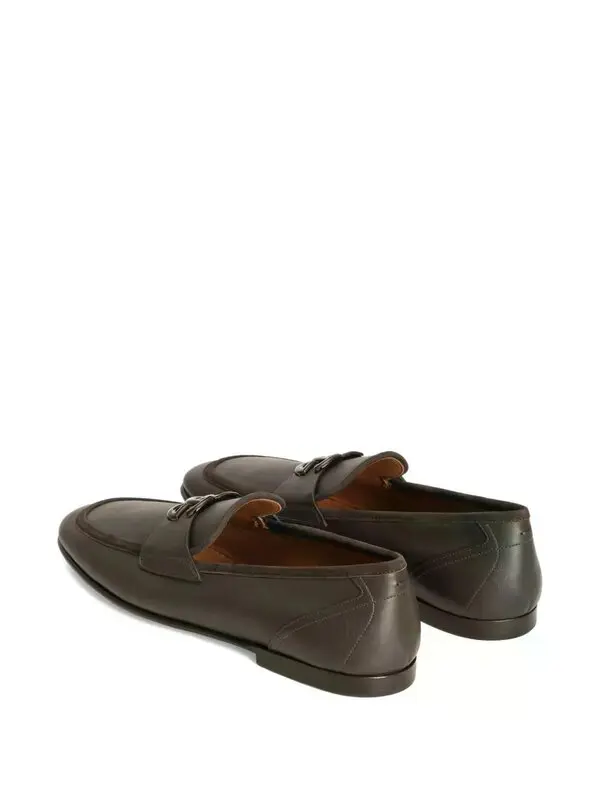 Dolce & Gabbana Logo-plaque Loafers - Brown