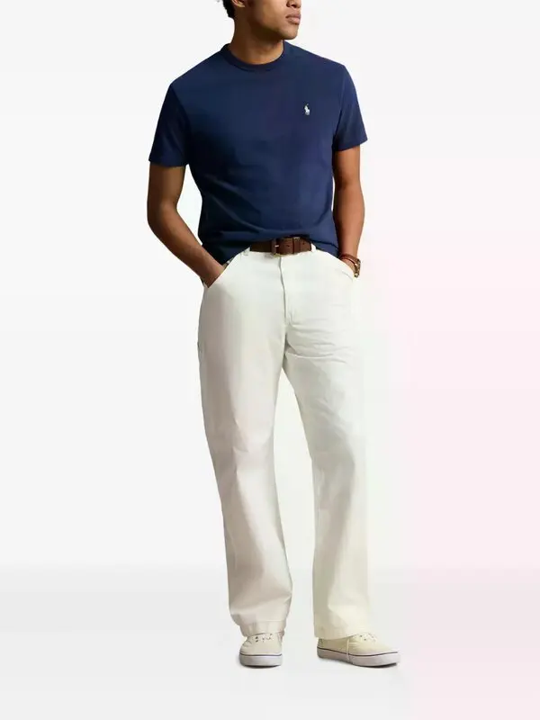 Polo Ralph Lauren Embroidered Crewneck T-shirt - Blue