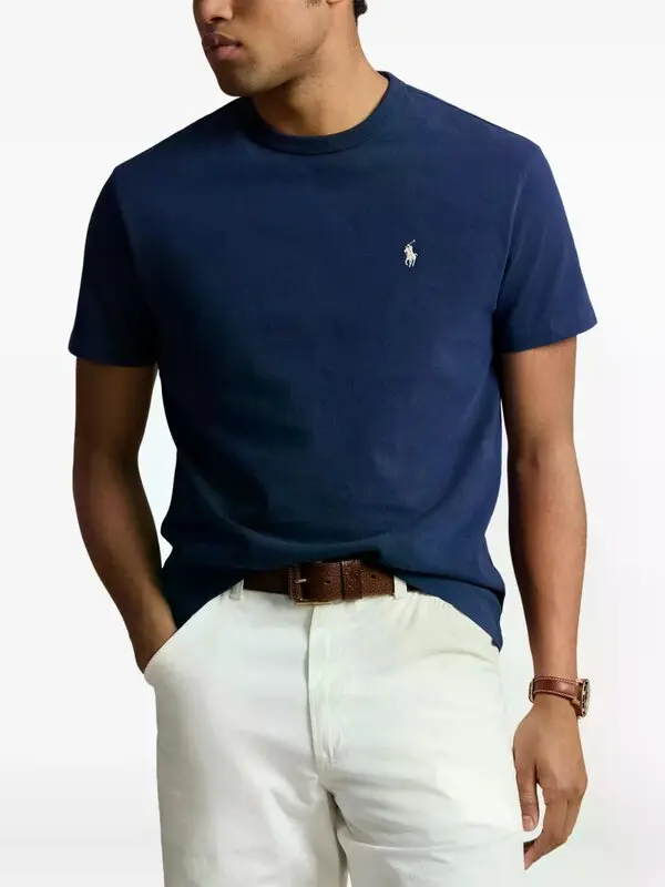 Polo Ralph Lauren Embroidered Crewneck T-shirt - Blue