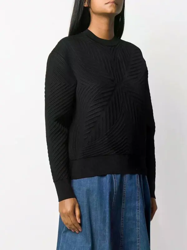 Alexander McQueen Patterned Rib-knit Jumper