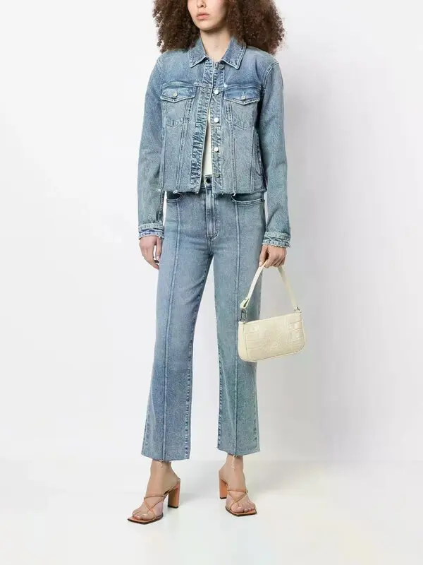 LE JEAN Denim Trucker Jacket