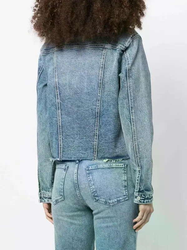 LE JEAN Denim Trucker Jacket