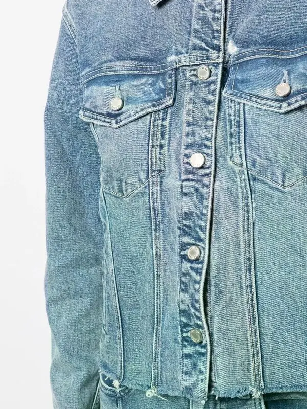 LE JEAN Denim Trucker Jacket