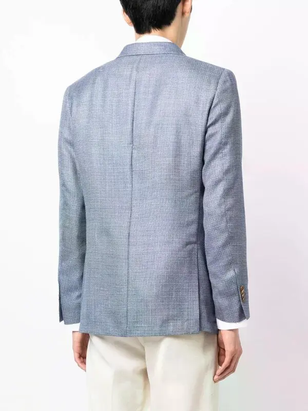 Luciano Barbera Notched-lapels Wool-blend Blazer