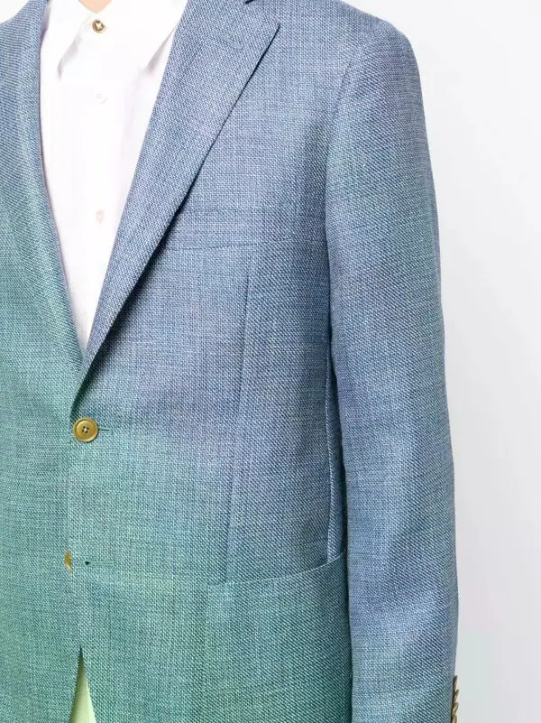 Luciano Barbera Notched-lapels Wool-blend Blazer