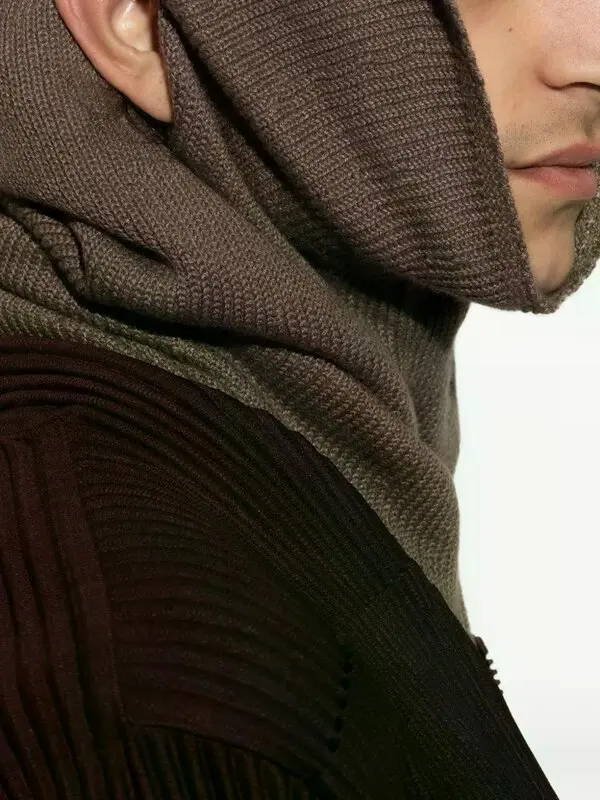 Issey Miyake Cutout Knitted Hat