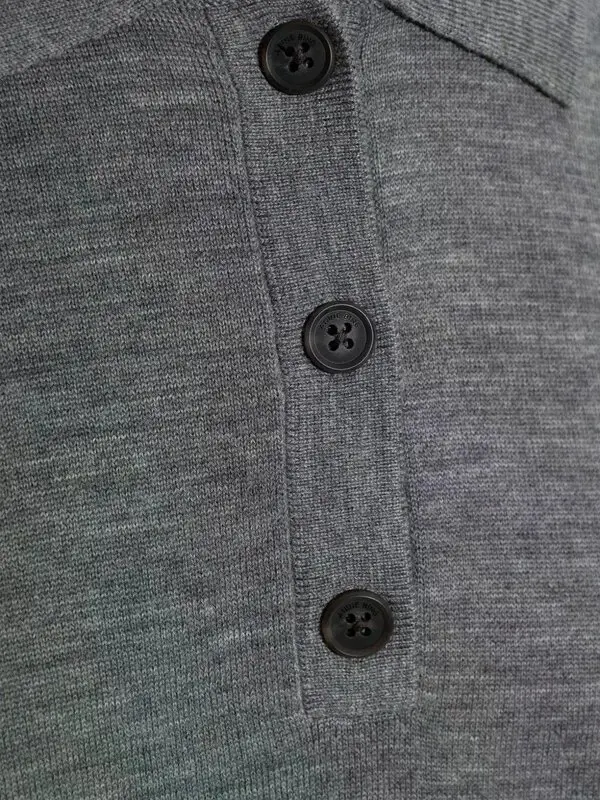 ANINE BING Buttoned Polo Top