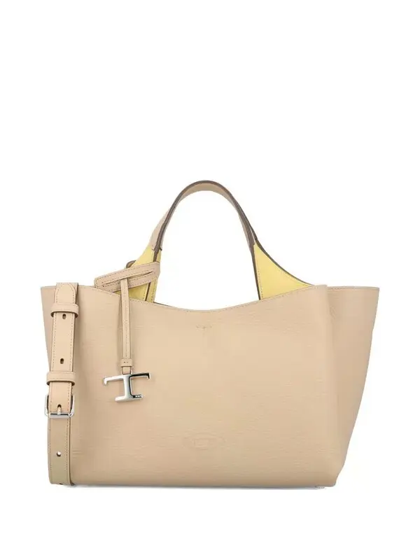 TOD'S Leather Mini Bag - Neutrals