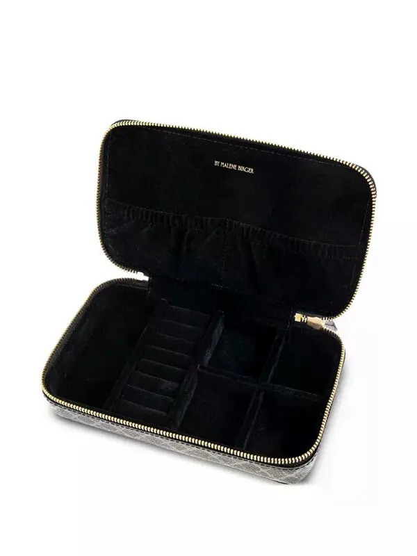 BY MALENE BIRGER Bea Patterned Zip Jewellery Box