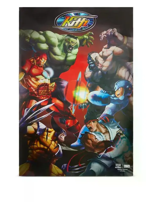 Kith X Marvel Comics Poster - Brown