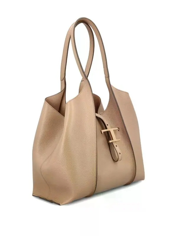 TOD'S T Timeless Tote Bag - Neutrals