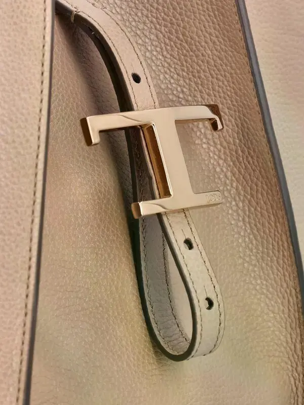 TOD'S T Timeless Tote Bag - Neutrals