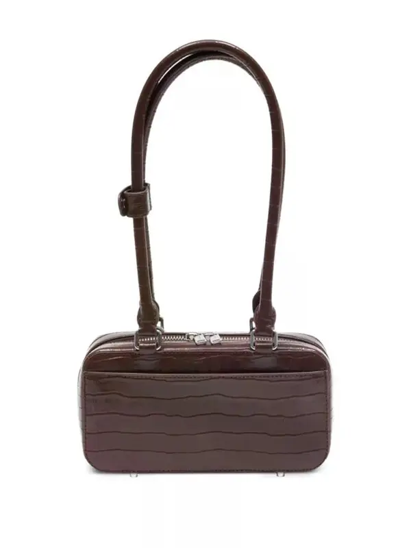 SELF-PORTRAIT Leather Shoulder Bag - Brown