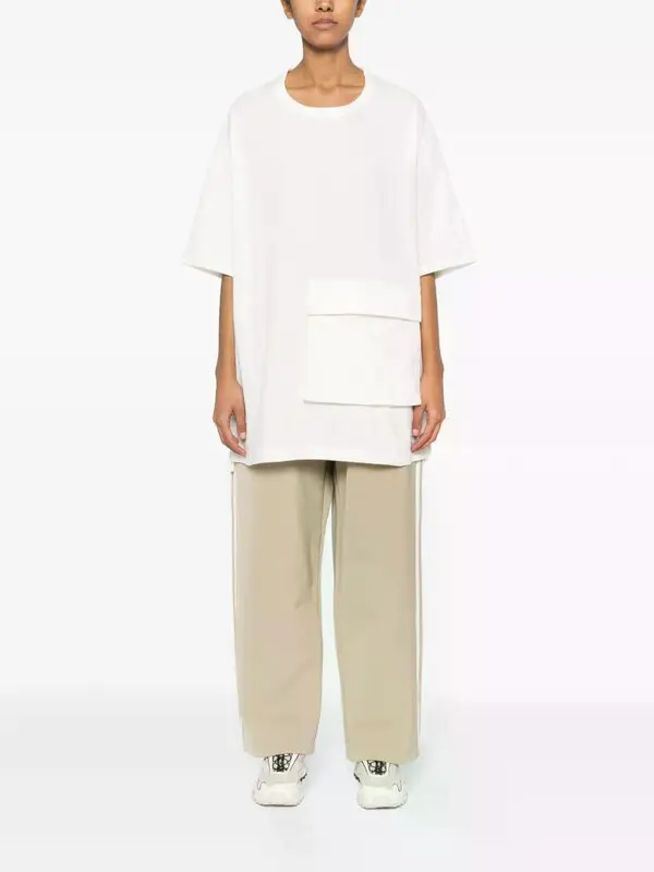 Y3 Signature 3-stripes Logo Track Pants - Neutrals