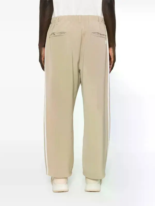 Y3 Signature 3-stripes Logo Track Pants - Neutrals