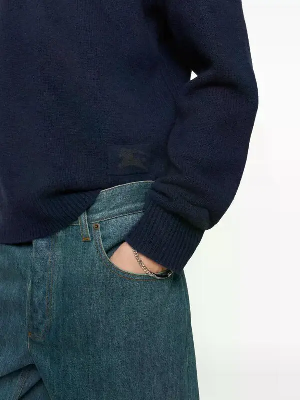 Burberry Cashmere-blend Jumper - Blue