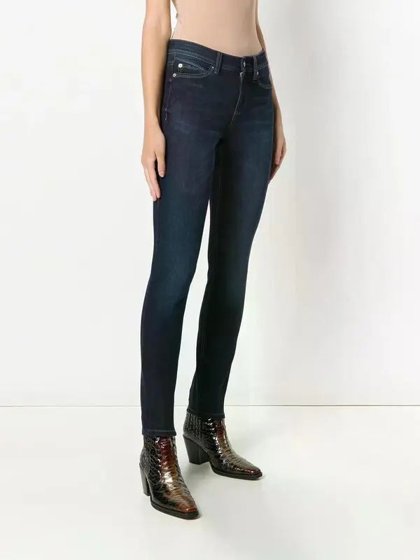CAMBIO Dark-wash Skinny Jeans