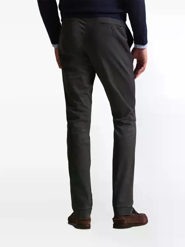 Polo Ralph Lauren Flat-front Straight-leg Trousers - Grey