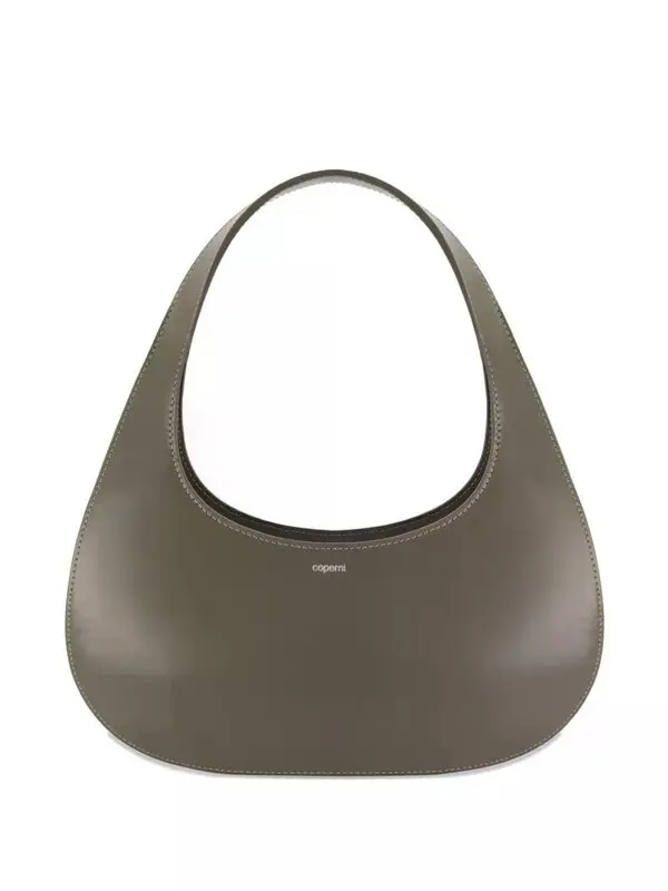 Coperni Slim Swipe Leather Shoulder Bag - Grey
