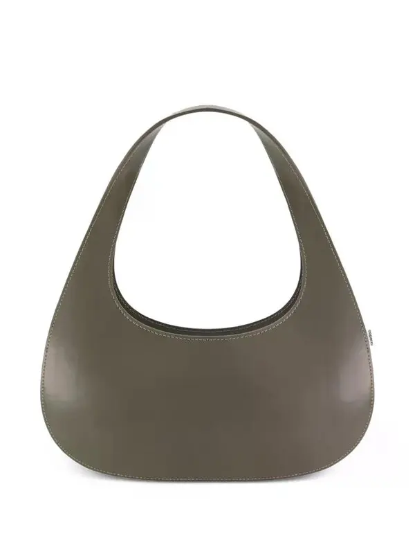 Coperni Slim Swipe Leather Shoulder Bag - Grey