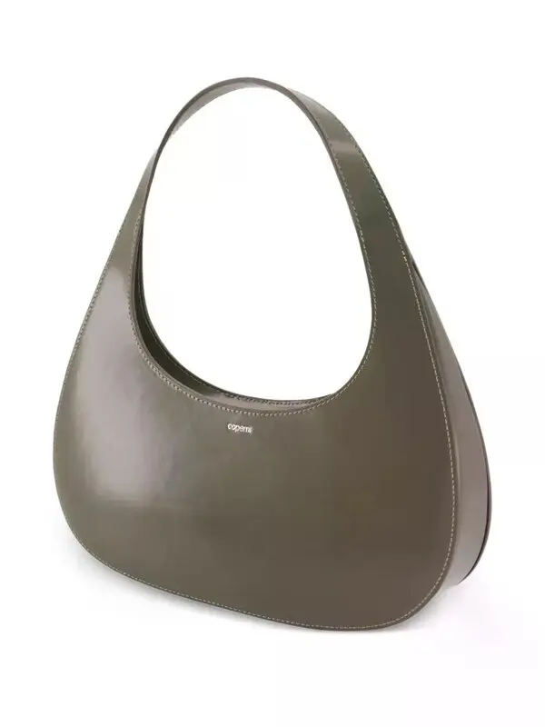 Coperni Slim Swipe Leather Shoulder Bag - Grey