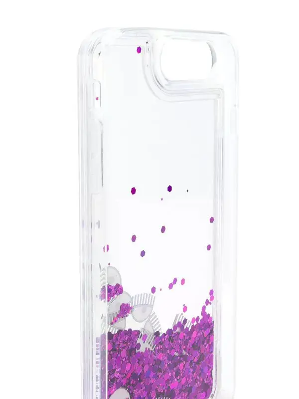 CHIARA FERRAGNI Liquid Glitter & Eyes Iphone 7 Plus Case