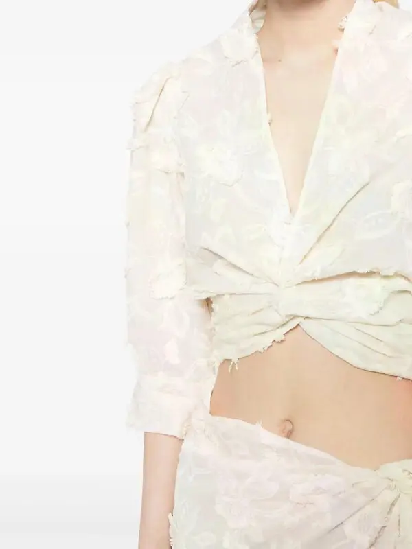 JBQ Embroidered Crop Top