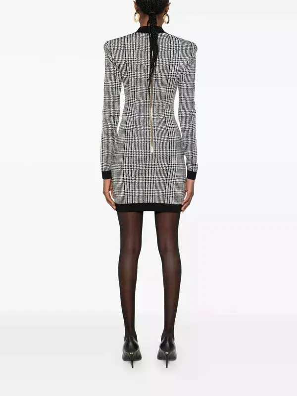 Balmain Button-embellished Mini Dress