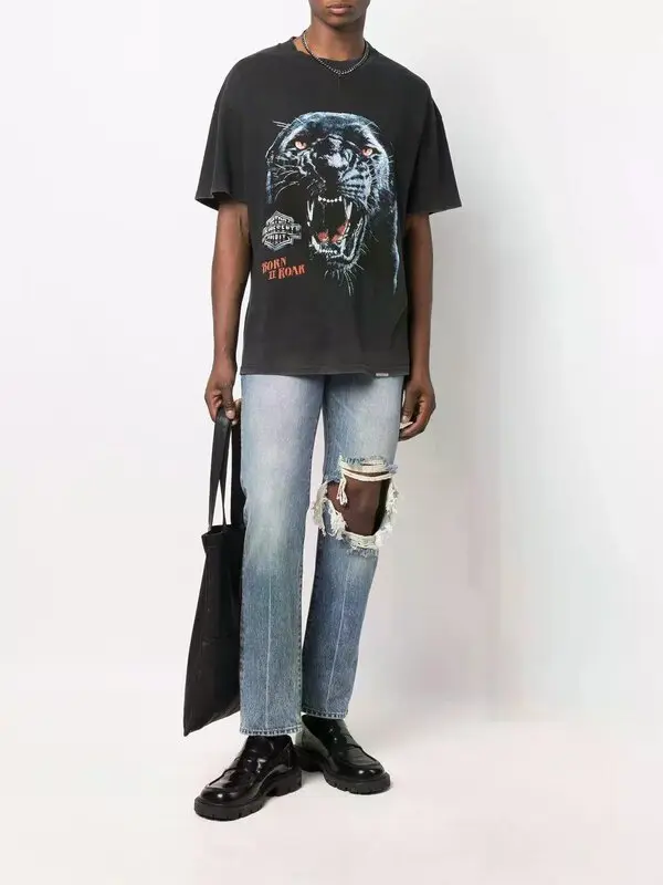 Rhude Ripped-detail Jeans
