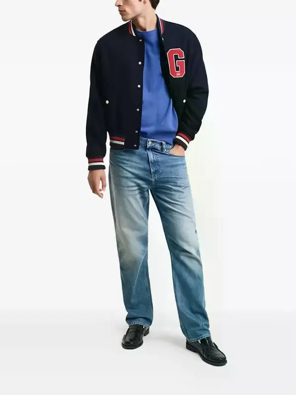 Gant Logo Sweater - Blue